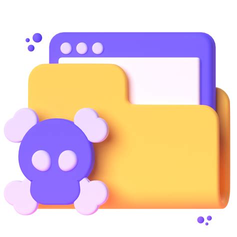 Folder In 3d Render For Graphic Asset Web Presentation Or Other