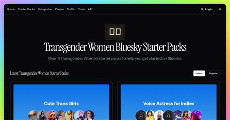 Transgender Women Bluesky Starter Packs 4 Lists • Feb 2025