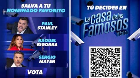Cómo votar en La Casa de los Famosos México salva a uno de los