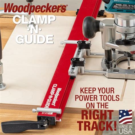 Woodpeckers Clamp N Guide With Optional Router Adapter