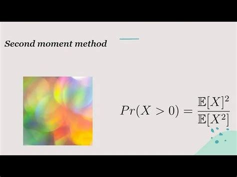 Second Moment Method Application