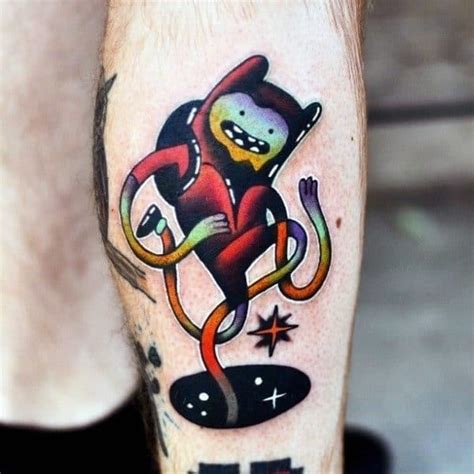 60 Adventure Time Tattoo Designs For Men Animated Ink Ideas