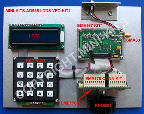 mini kits ad9851 dds kits