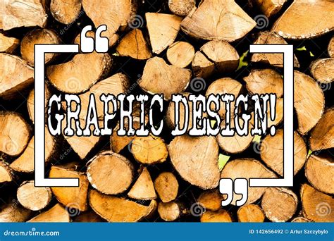 Conceptual Hand Writing Showing Graphic Design Business Photo Showcasing Art Of Combining Text