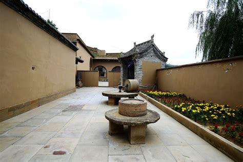 陕西米脂杨家沟纪念馆 历史遗迹 建筑摄影 摄影素材 汇图网www huitu