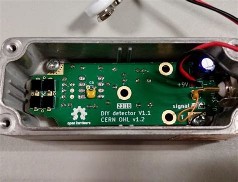 Diyparticledetectorincast Aluminium Case Electronics