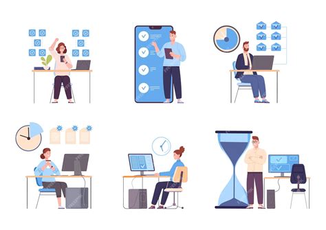 Premium Vector Organizing Work Efficiency Successful Organization