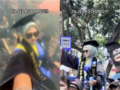 Viral Hijaber Cantik Diarak Layaknya Ratu Usai Diwisuda Dari Teknik
