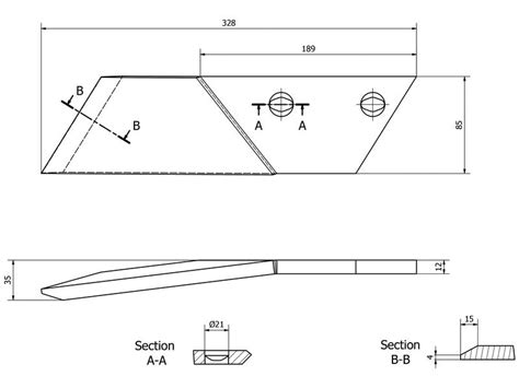 Plough Point Lh Thickness 12mm Agrolux Kongskilde Overum