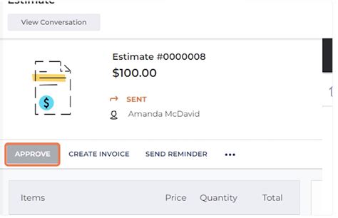 Manually Approve An Estimate And Take A Payment Thryv
