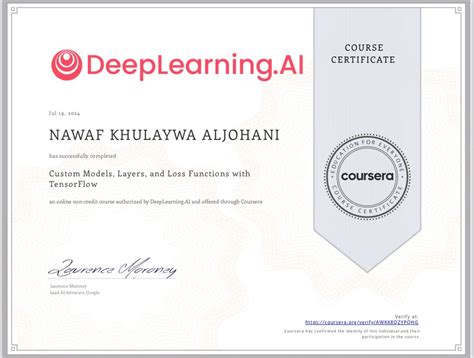 Completed Custom Models Layers And Loss Functions With Tensorflow