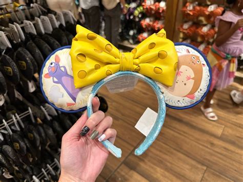 NEW Ratatouille Ear Headband With Cheese Bow Arrives At Walt Disney