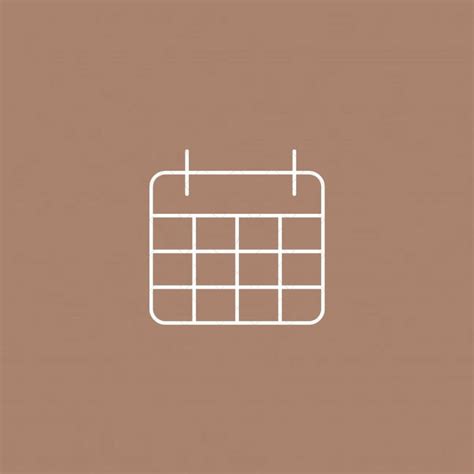 Ícono iOS minimalista calendario Ios Minimalista Calendario