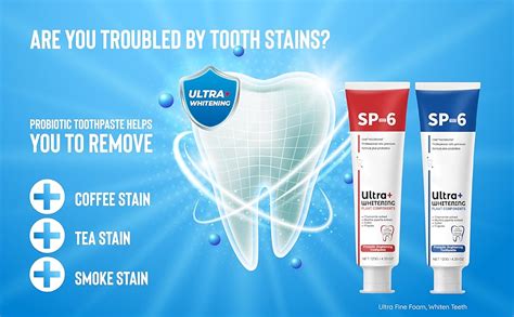 Sp 6 Ultra Whitening Sp 6 Toothpaste Ultra Whitening
