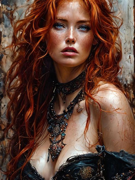 Beautiful Seductive Dark Age Warrior Red By Arrojado On Deviantart