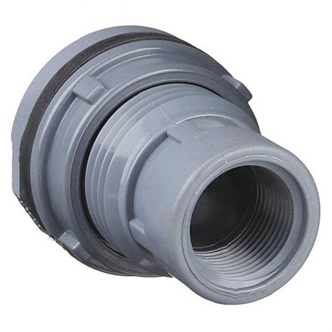 Spears Cpvc Body 1 12 In Female Npt Inside Connection Bulkhead Tank Fitting 3fna48172