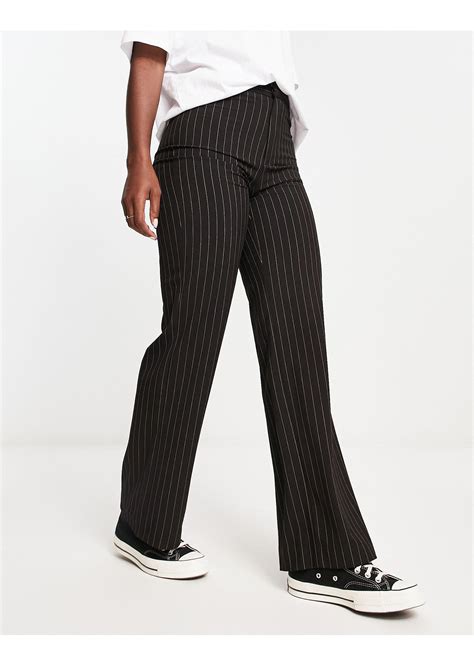 Stradivarius Tailored Trouser With Pleat Front In Black Lyst