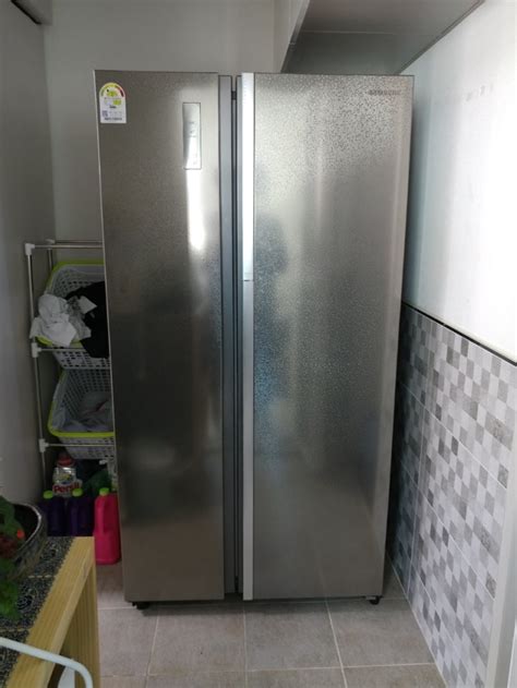 용인시 처인구 한국외국어대학교 인근 베네치아 전원마을 양문형냉장고 2대 묶은때 곰팡이 냄새제거 스팀살균 자외선살균 뒷면 송풍구