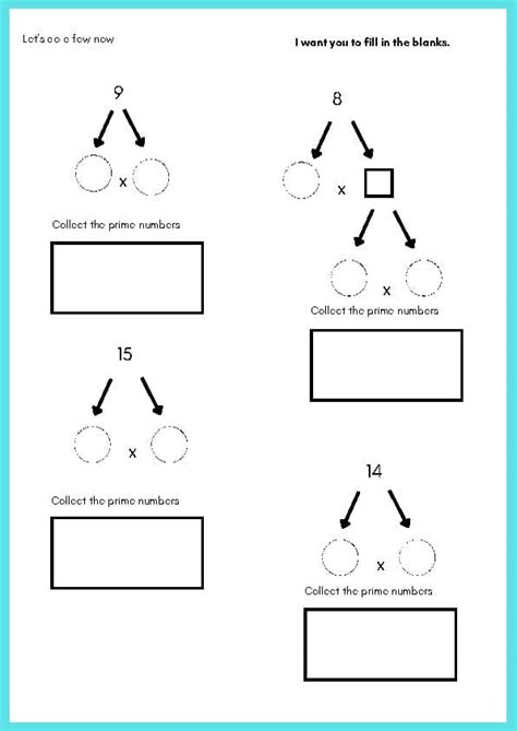 Prime Factor Trees Introduction Math Activity By Grad Academy Tpt