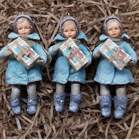 Ватные игрушки Игрушки Детские елочные игрушки Войлочные куклы