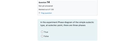 Solved Question 14Not Yet AnsweredMarked Out Of 1 50Flag Chegg