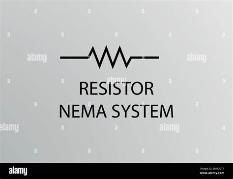 Resistor Nema System Symbol Vector Symbol Design Engineering Symbols Stock Vector Image And Art
