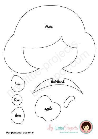 My Little Projects Freebies Snow White Pattern