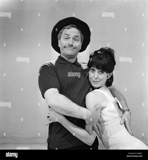 Dick Emery And Una Stubbs Rehearsing For The Dick Emery Show At The
