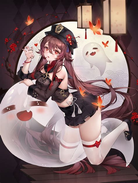 Fond d écran Anime Filles anime Hu Tao Genshin Impact Genshin
