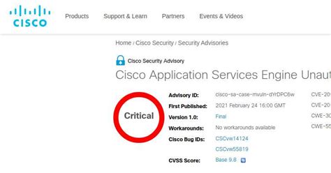 Cisco Corrige Falha De Gravidade Muito Elevada CISO Advisor