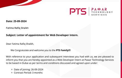 Excited 🎉 To Announce That Ive Accepted An Internship As A Web