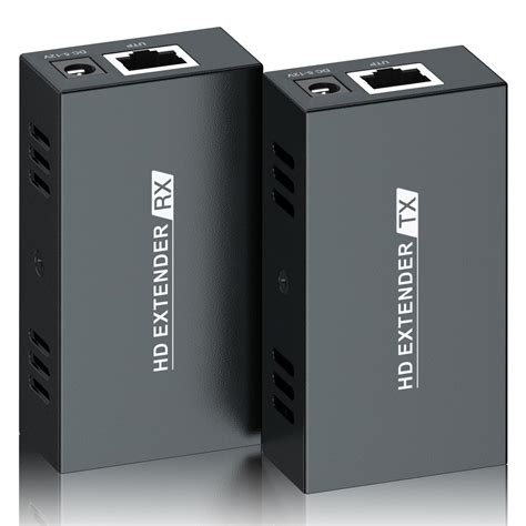 PWAYTEK HDMI Extender Ft M Extend P Hz Signal By Cat E Cable Transmit Audio