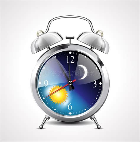 Alarm Clock 向量例证 插画 包括有 时数 金属 符号 背包 减速火箭 读秒 评定 59876067