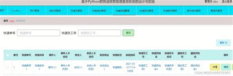基于vuenodejs的高校小区快递收发管理查询系统快递收发管理系统 Csdn博客
