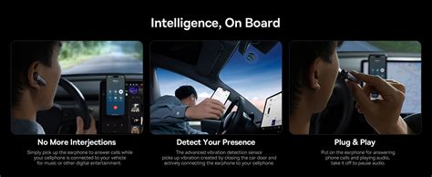 Baseus C Mic Cm10 Solar Charging Single Ear Wireless Earphone For Car