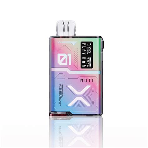 Moti Play Bar 7500 Disposable Vape 5 7500 Puffs Tropical Rainbow