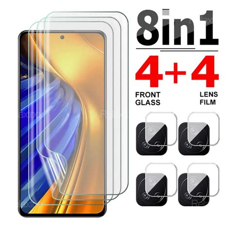 8 In 1 Hydrogel Film Soft Film For Xiaomi Poco F4 X3 Gt F3 F4 Screen Protector For Poco X4x3 Nfc