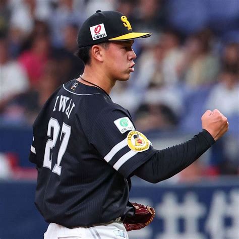 「さすがにやられるわけには」 ソフトバンクのドラ2ルーキー岩井俊介が三者凡退でプロ初セーブ 初ホールドもゲット済み、残るは白星！：「おっ