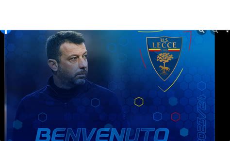 Adesso è ufficiale Roberto D Aversa è il nuovo allenatore del Lecce