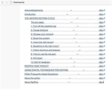 Compiling With Scrivener Contents Page For An Ebook Scrivenervirgin