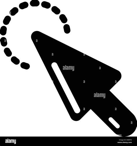 Cursor Clean Icon Simple Black Style Stock Vector Image And Art Alamy