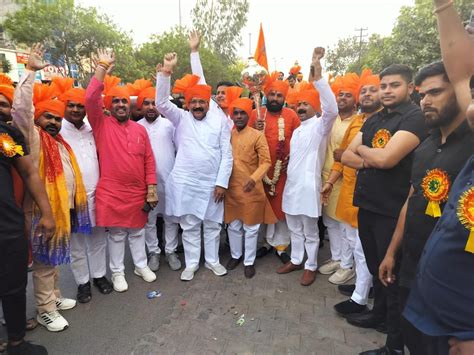 प्रताप विहार में हनुमान जयंती के अवसर पर भव्य शोभा यात्रा का आयोजन