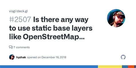 Is There Any Way To Use Static Base Layers Like OpenStreetMap Tiles
