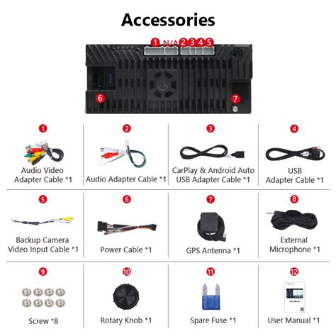 7 Inch Android 13 Double Din Carplay And Android Auto Car Stereo Eonon