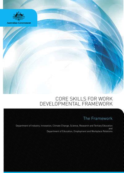 Core Skills For Work Developmental Framework Ccsa Member Portal