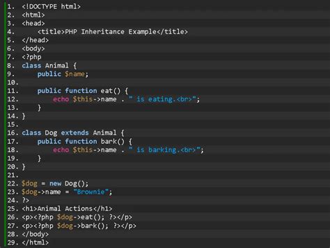 Understanding PHP Inheritance With Examples INetTutor