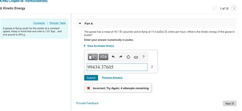 Solved Hw Chapter Thermochemistry T Kinetic Energy Of Chegg