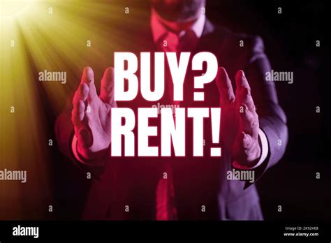 Sign Displaying Buy Question Rent Business Showcase Group That Gives