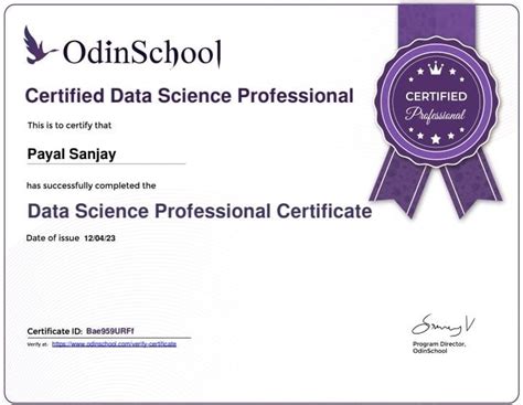 Payal Shinde On Linkedin Odinschool Datascience Dataanalyst Certificate Dataanalysis