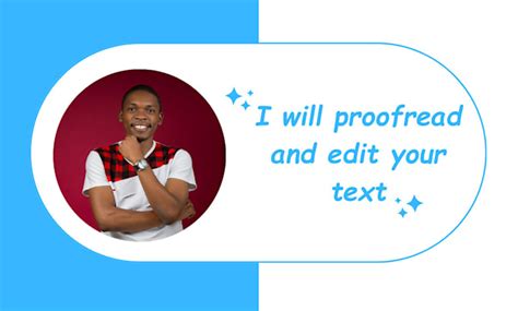 Proofread And Edit Your Text By Oliverdadye Fiverr